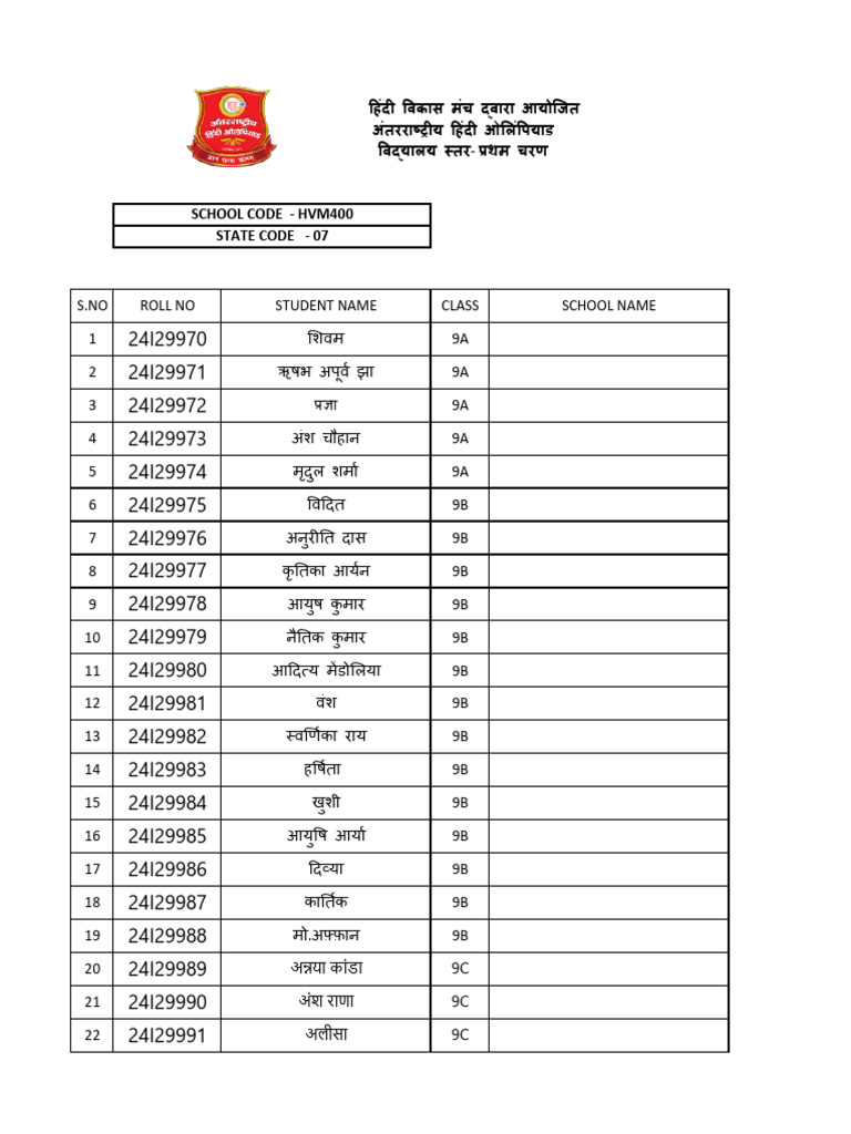 Class 9-2 | PDF