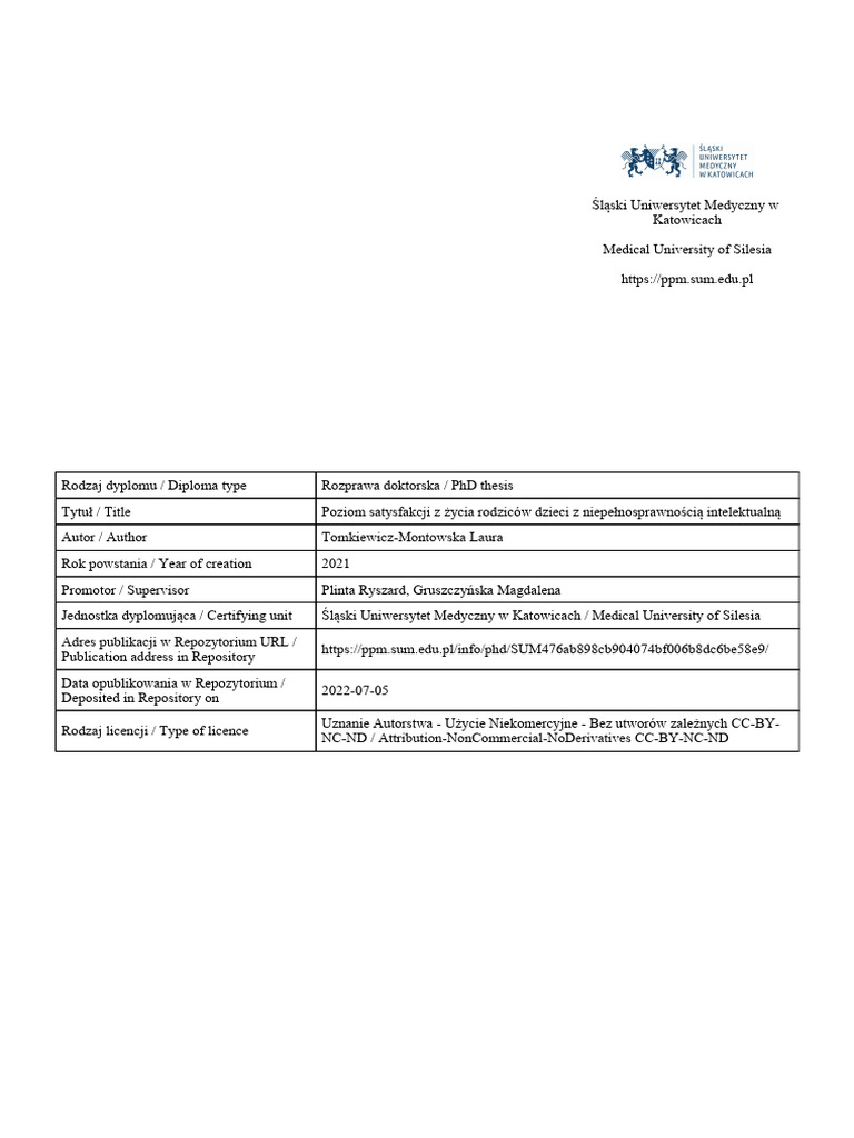 Tomkiewicz-Montowska Laura SUM | PDF