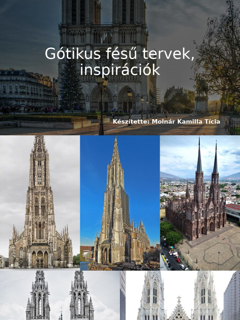 Gótikus Fésű Tervek, Inspirációk (Molnár Kamilla Tícia) | PDF
