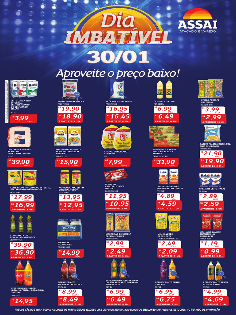 JORNAL IMBATÍVEL MG 30.01 - DEMAIS LOJAS | PDF | Bebida | Bebidas não ...