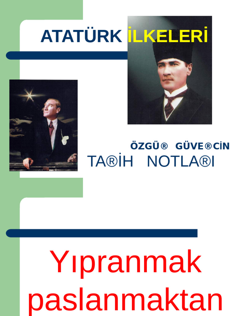 Ataturk Ilkeleri.ppt | PDF