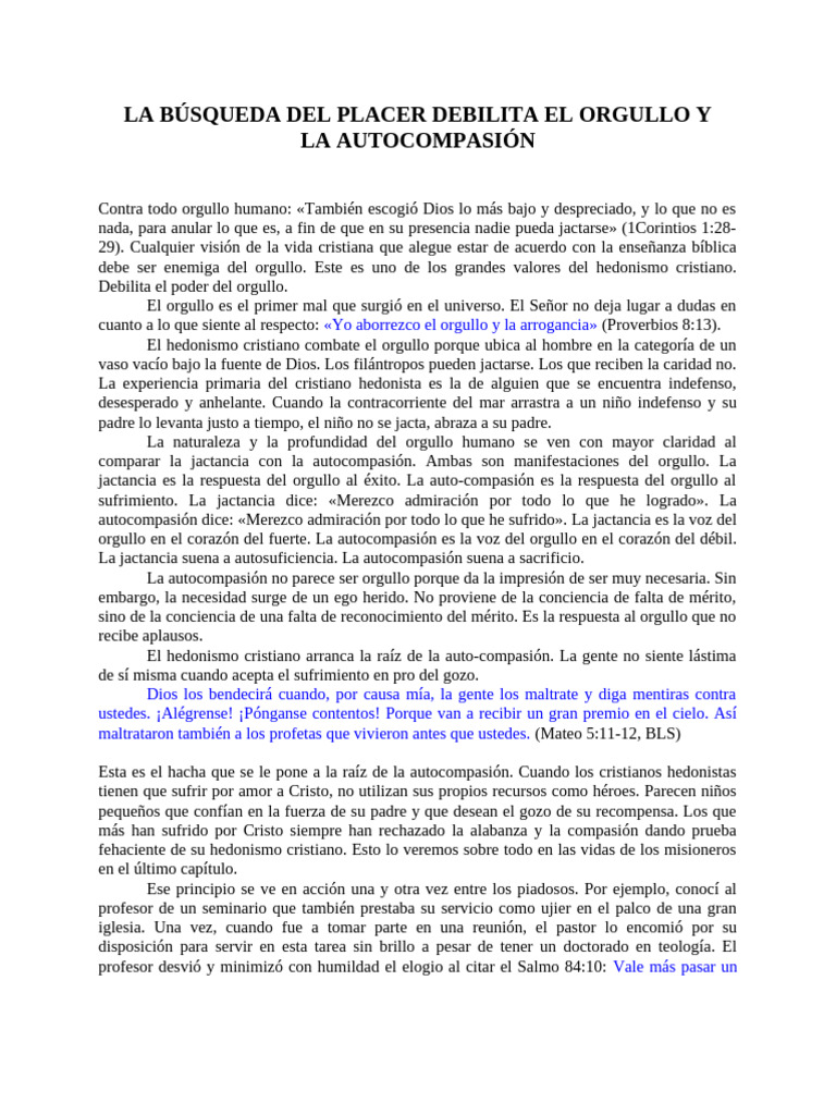 4.- LA BÚSQUEDA DEL PLACER | PDF | Placer | Hedonismo