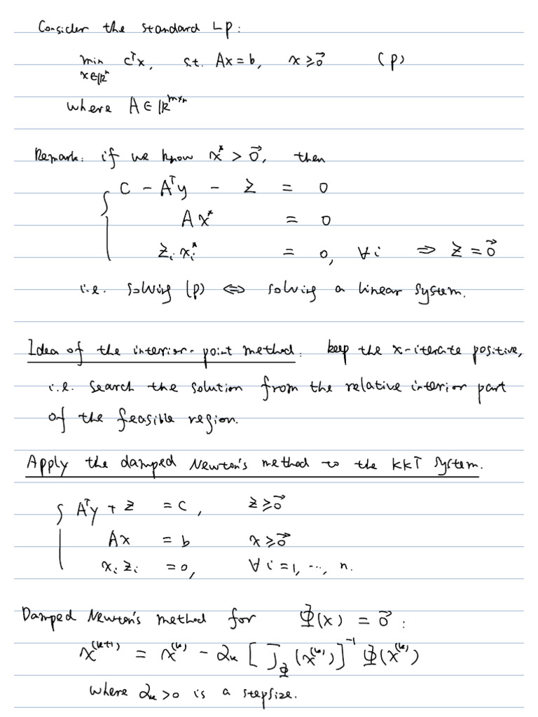 Damped Newton's Method for Linear Systems | PDF | Applied Mathematics ...