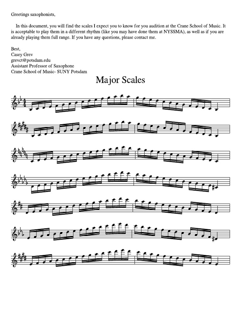 Scales | PDF