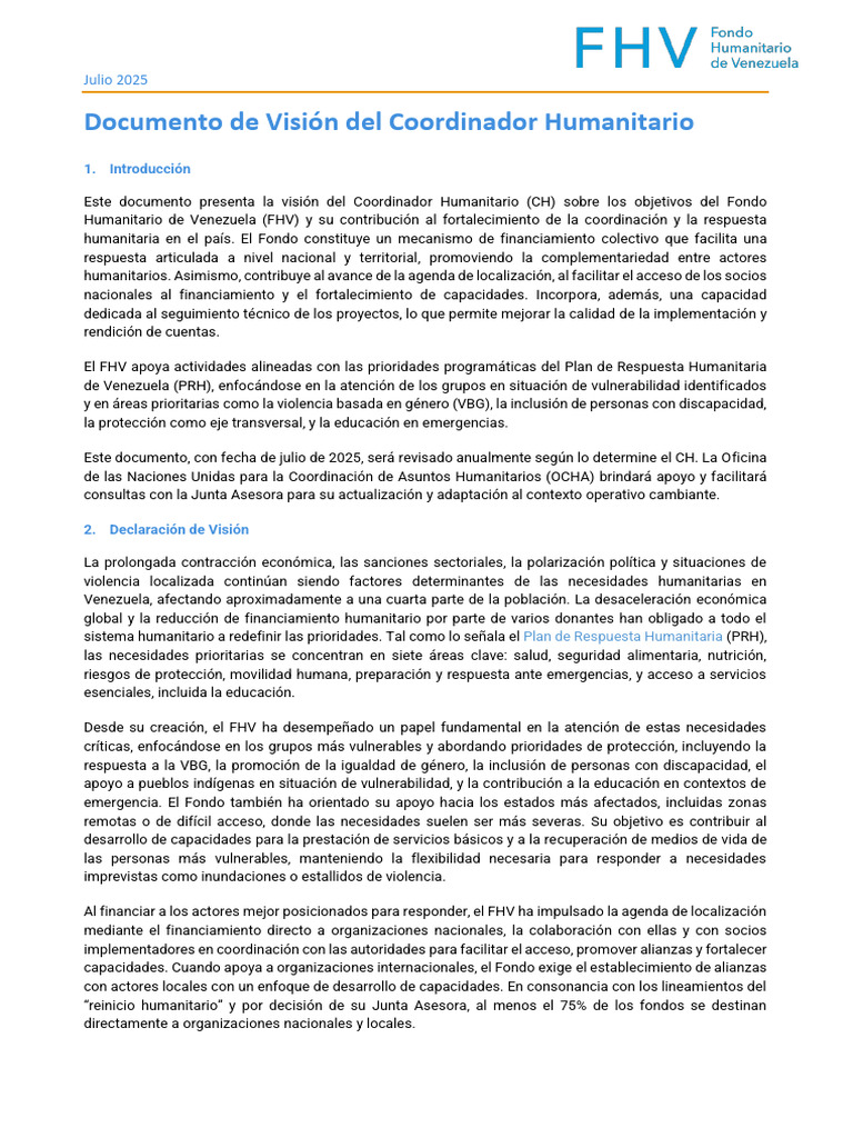 2025_vhf-Hc Vision Paper _ Esp | PDF | Inclusión (Educación) | La ...