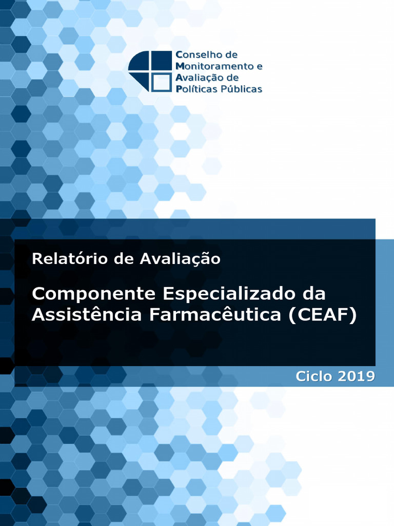 Avaliação do CEAF: Relatório 2019 | PDF | Farmacêutico | Brasil