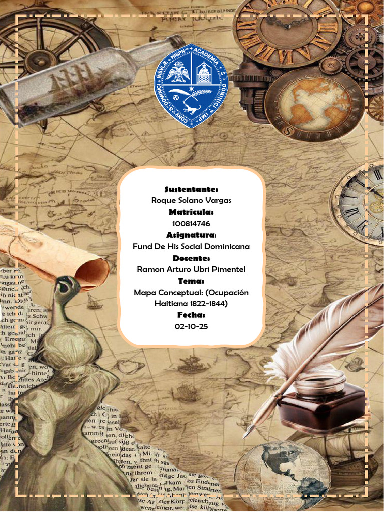 Mapa Conceptual (Ocupación Haitiana 1822-1844) | PDF