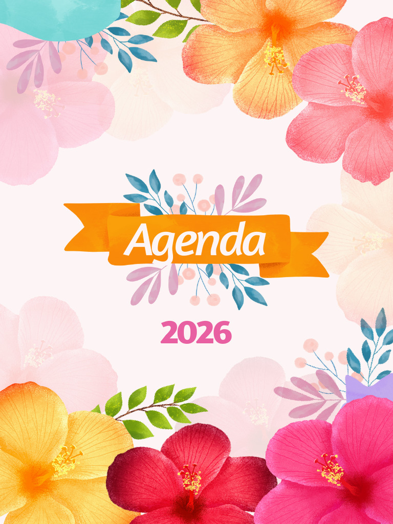 Agenda y Planeador Mensual 2026 | PDF