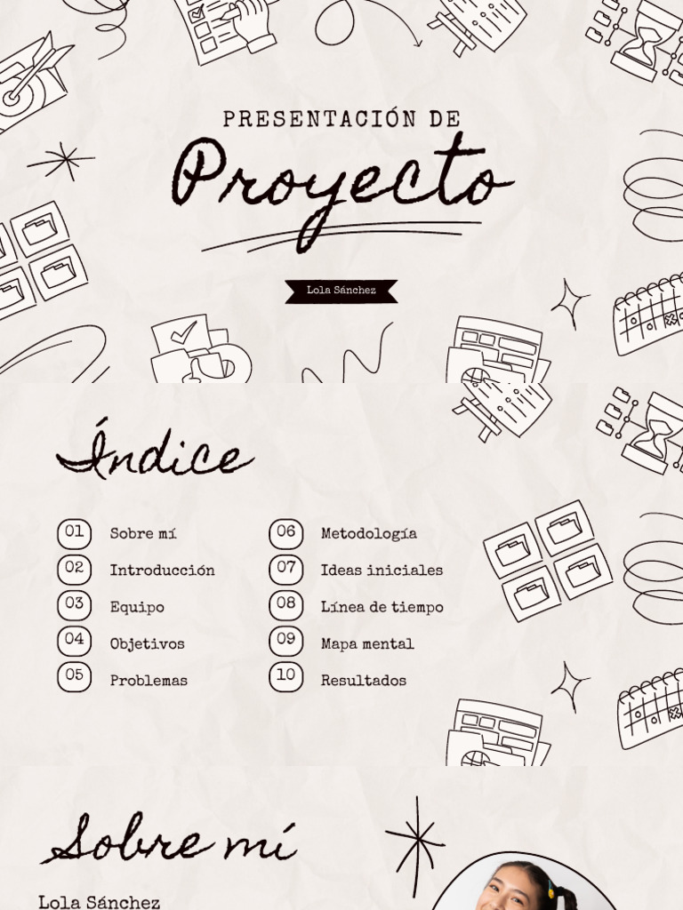 Presentación de Proyecto Estudiantil | PDF