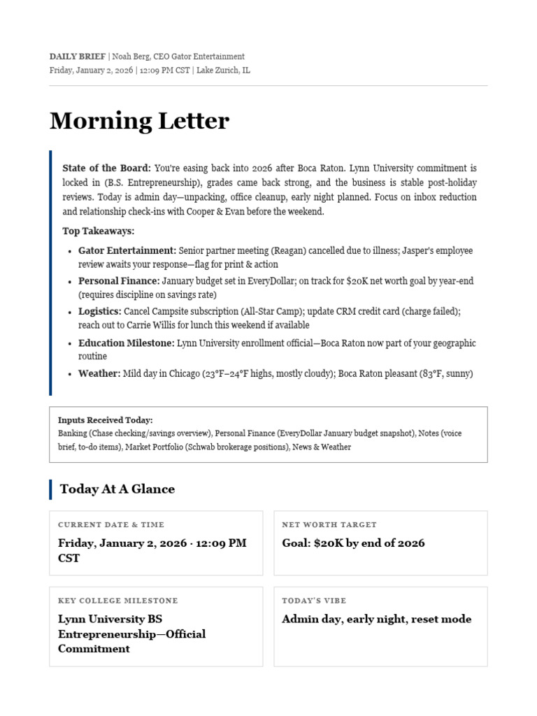 Daily Brief: Gator Entertainment Update | PDF | Donald Trump | American ...