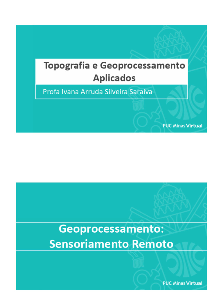 Sensoriamento Remoto: Conceitos e Aplicações | PDF | Sensoriamento ...