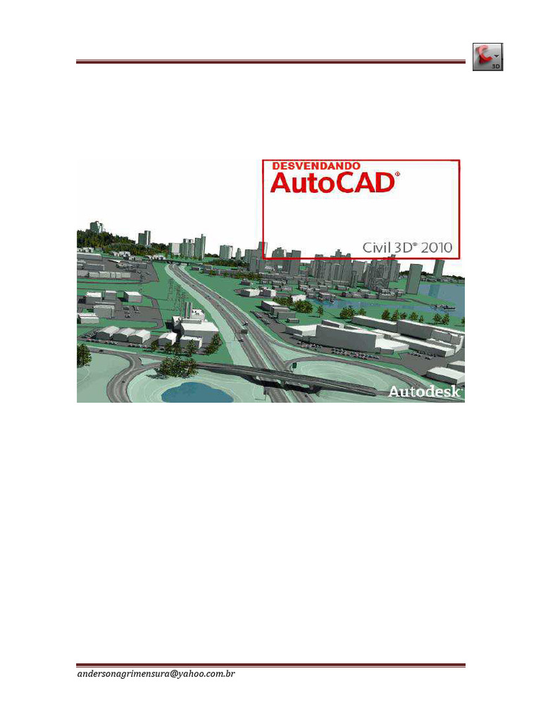 Guia Prático do AutoCAD Civil 3D 2010 | PDF | Auto Cad | Programas