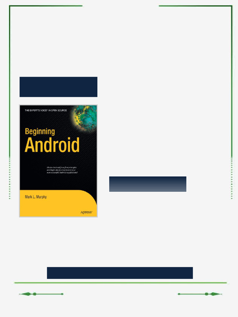Beginning Android 1st Edition Mark Murphy ebook complete document file | PDF | Android ...