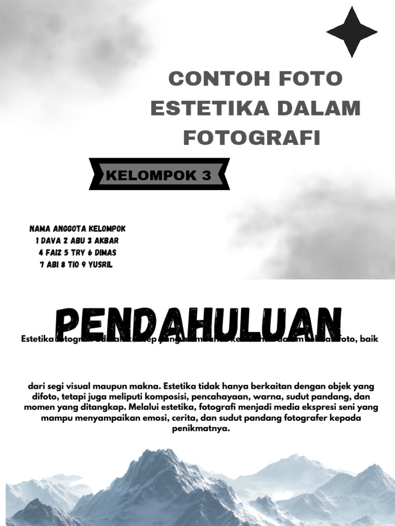 Estetika dalam Fotografi: Gaya dan Elemen | PDF