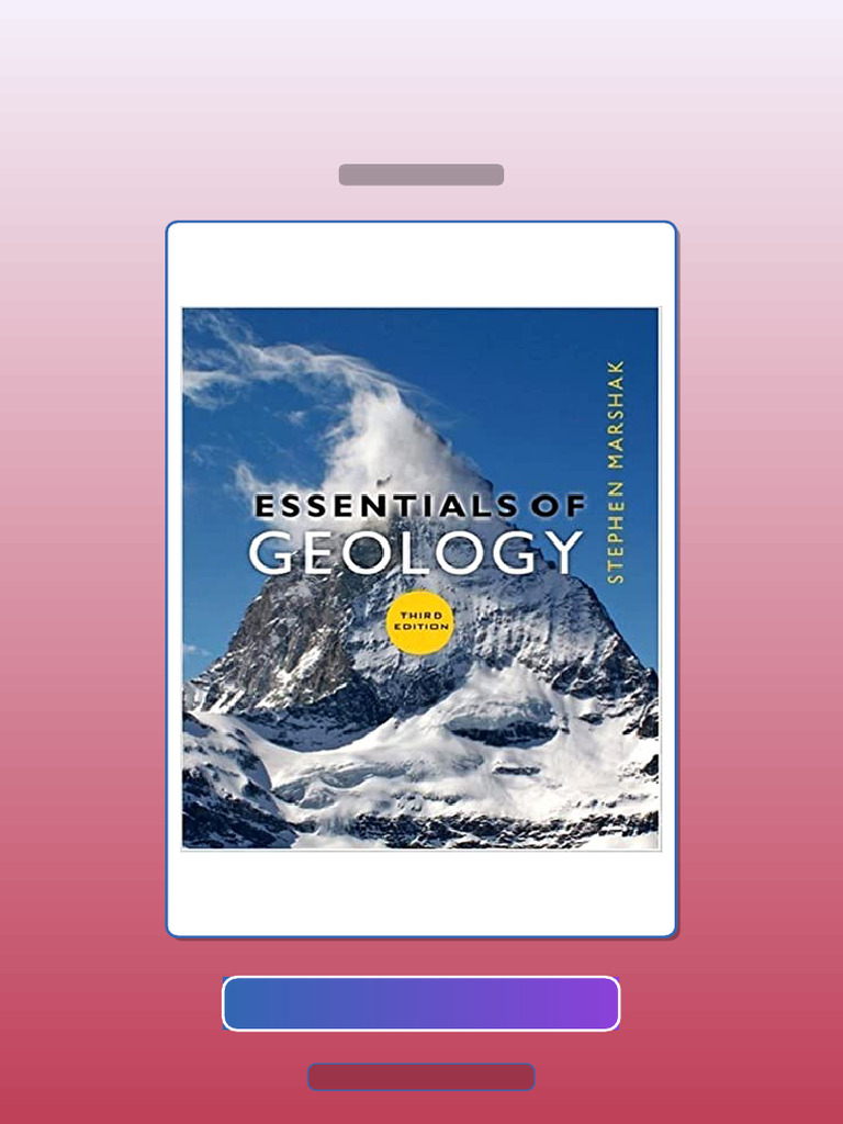 Essentials of Geology by Stephen Marshak E-book Testbank Solutions ...