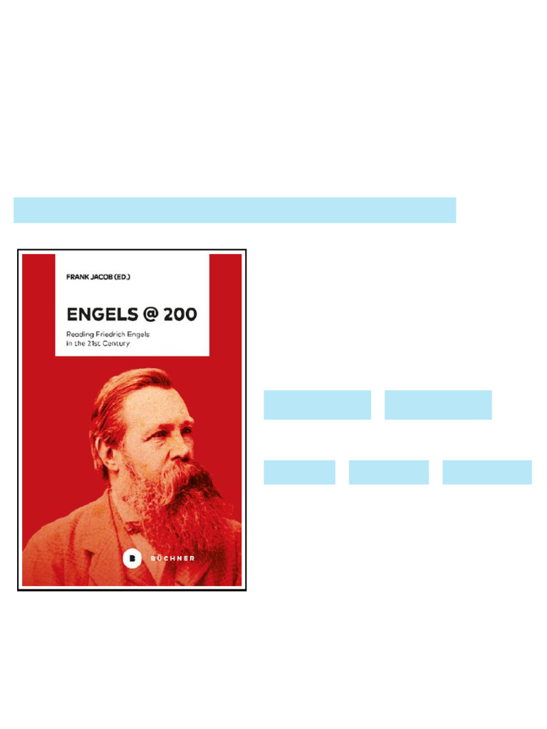ENGELS 200 Reading Friedrich Engels In The 21st Century 1st Edition ...