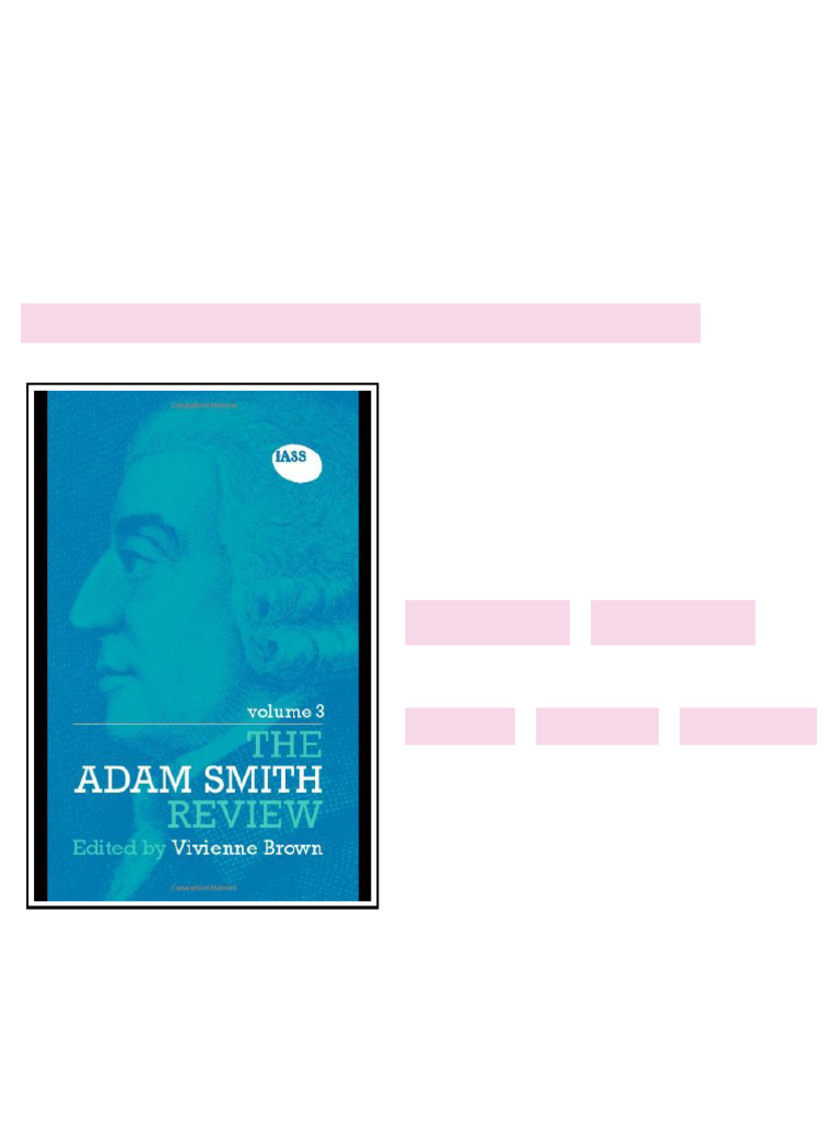 Adam Smith Review Volume III The Adam Smith Review 1st Edition Vivienne ...