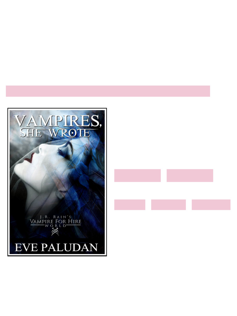 Vampires, She Wrote (J.R. Rain's Vampire for Hire World Book 5) ebook ...