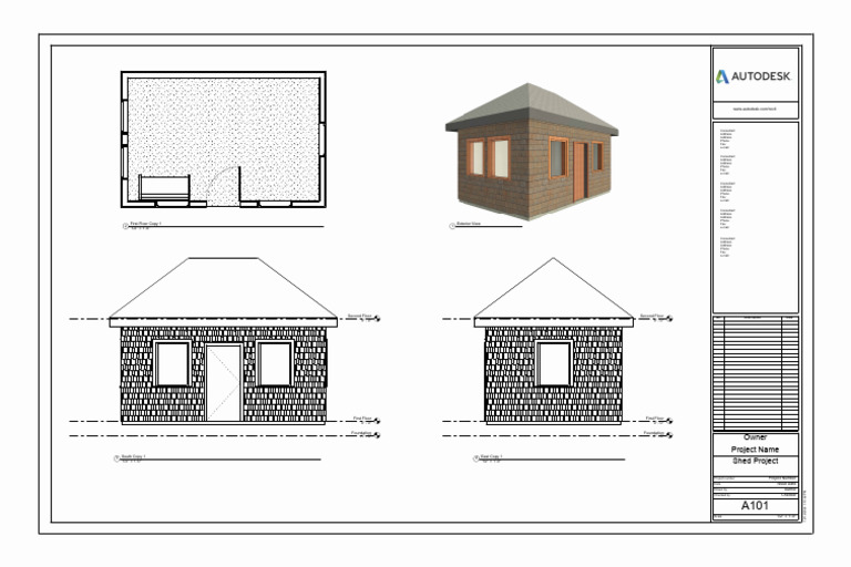 Shed - Revit Skill Building - Example | PDF