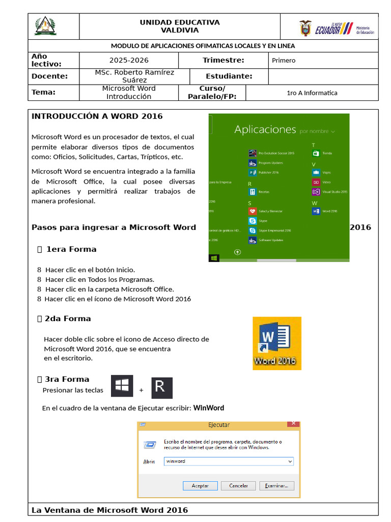 MICROSOFT WORD INTRODUCCION | PDF | Botón (Computación) | Archivo de ...