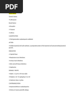 Antibiotic Allergy Cross-Sensitivity Chart | PDF | Antibiotics | Drugs