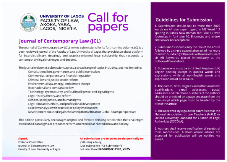 Call For Papers II | PDF
