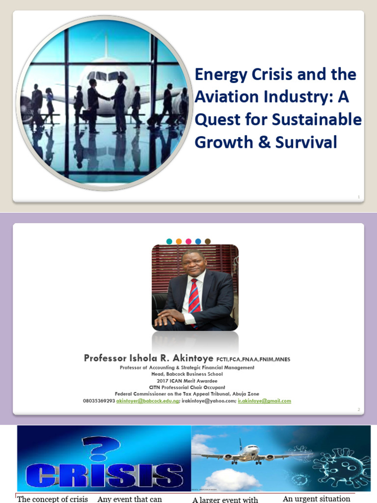 Aviation Industry's Energy Crisis Insights | PDF | Gross Domestic ...