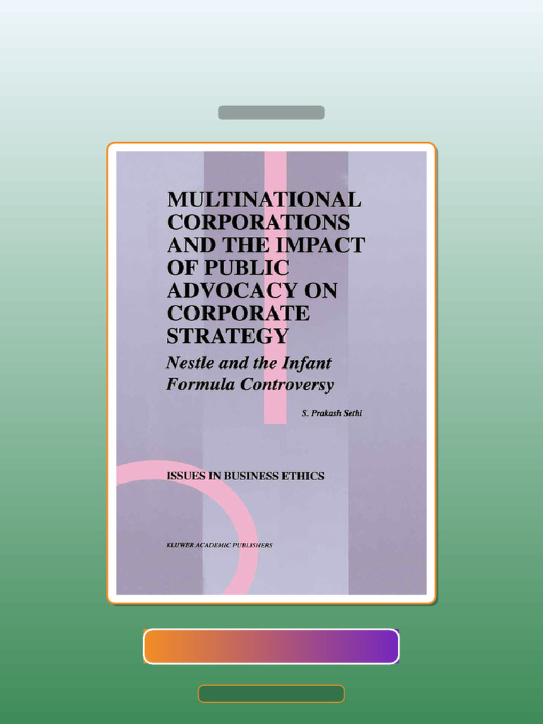 Multinational Corporations and the Impact of Public Advocacy on ...