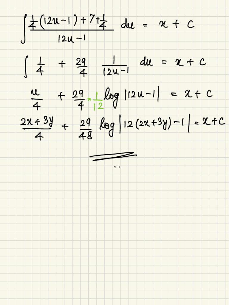 Differential Equations Inspection Method (3) | PDF