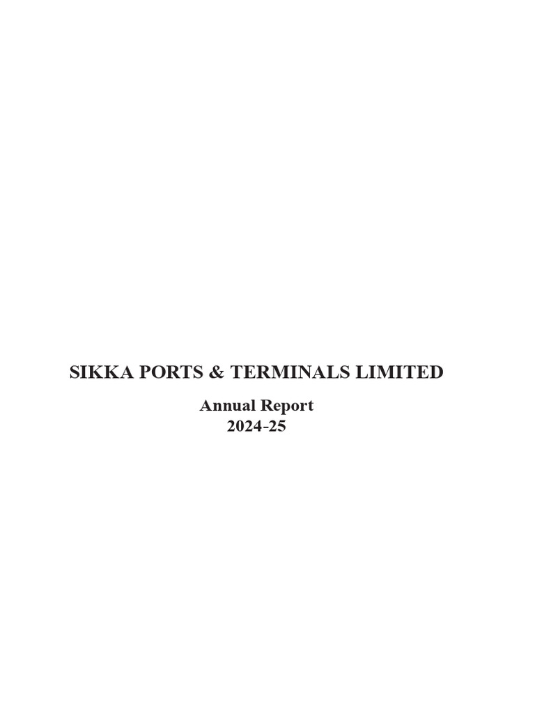 Sikka Ports Corporate Governance Report 2024 | PDF | Governance | Audit