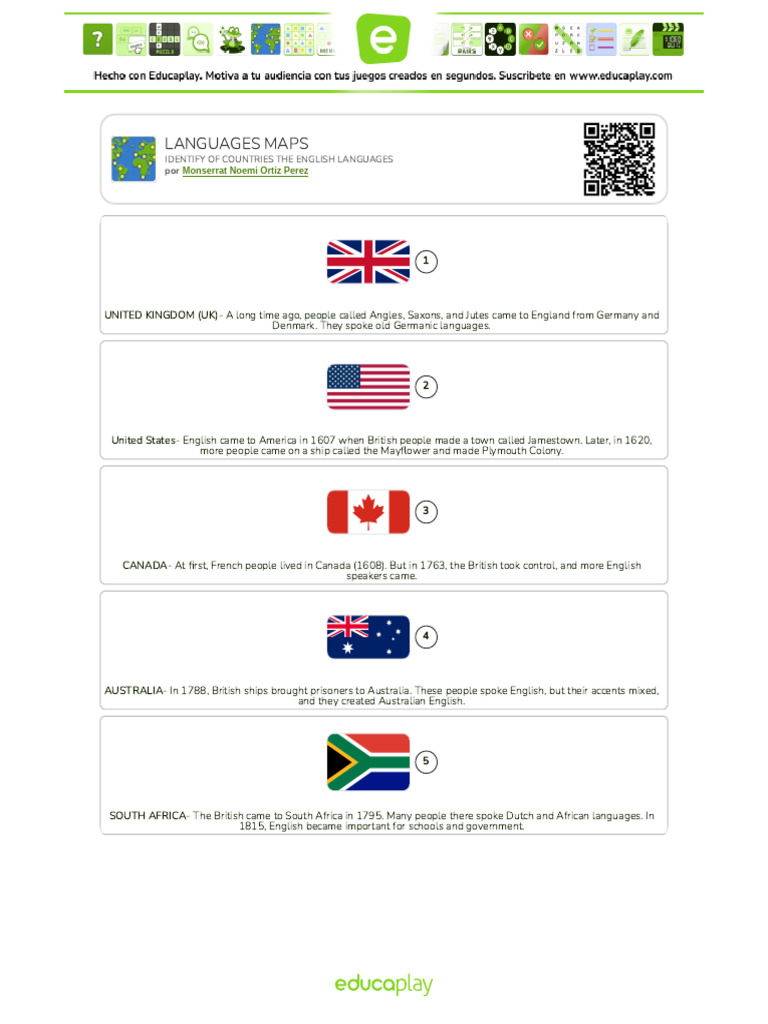 English Language Evolution by Country | PDF | English Language | Languages