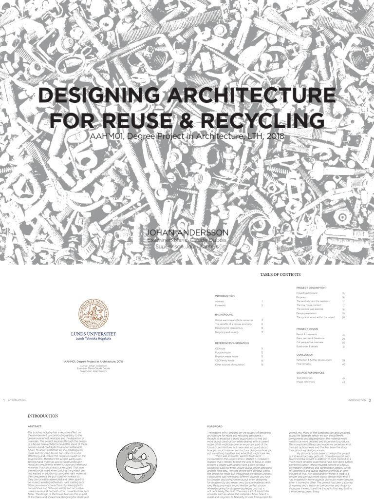 Sustainable Architecture: Reuse & Recycling | PDF | Recycling | Waste