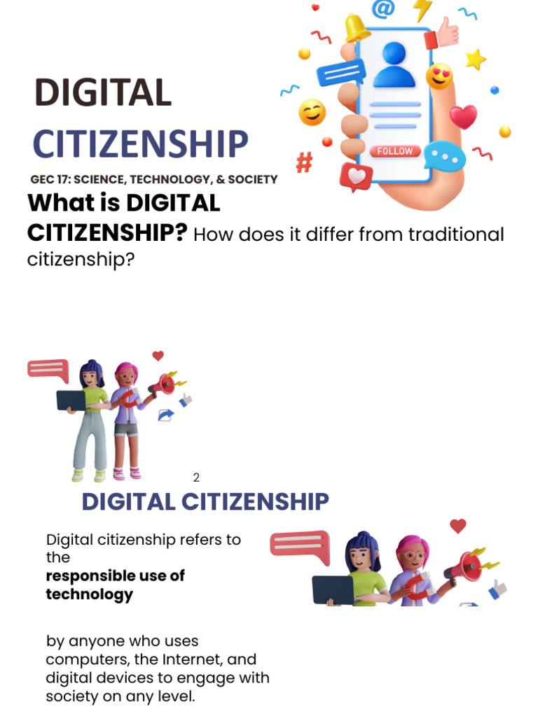 Lesson 10 - Digital Citizenship | PDF | Aesthetics | Cognitive Science