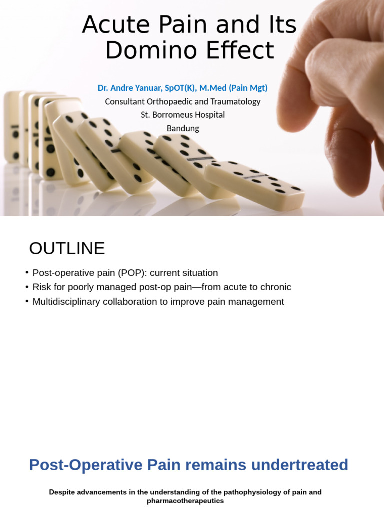 Optimizing Post-Operative Pain Management | PDF | Pain | Pain Management