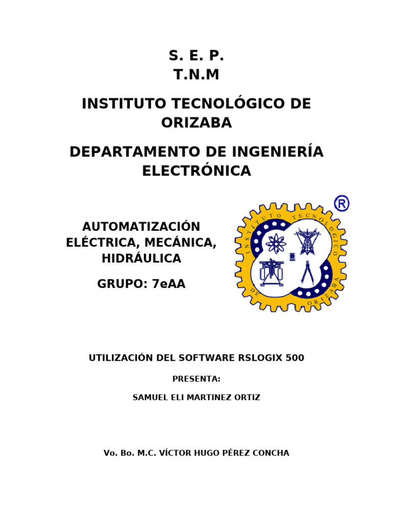 Guia uso RSLOGIX SEMO | PDF | Poco | Unidad Central de procesamiento