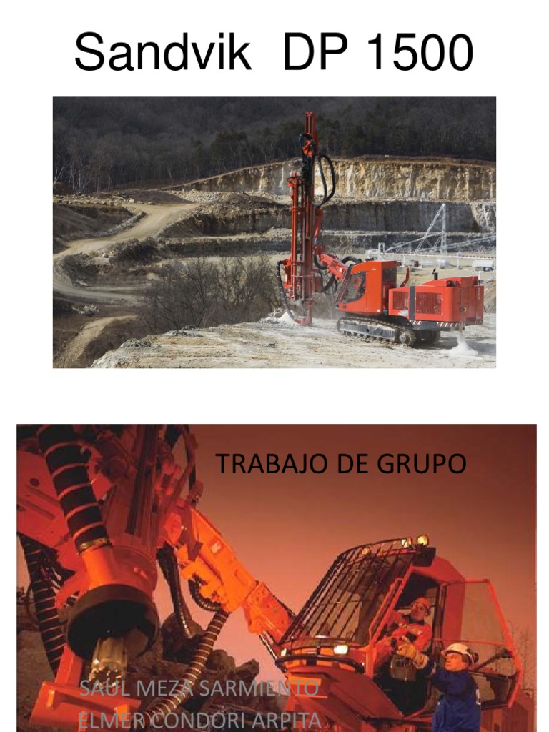 Sandvik DP 1500 | Descargar gratis PDF | Compresor de gas | Bomba