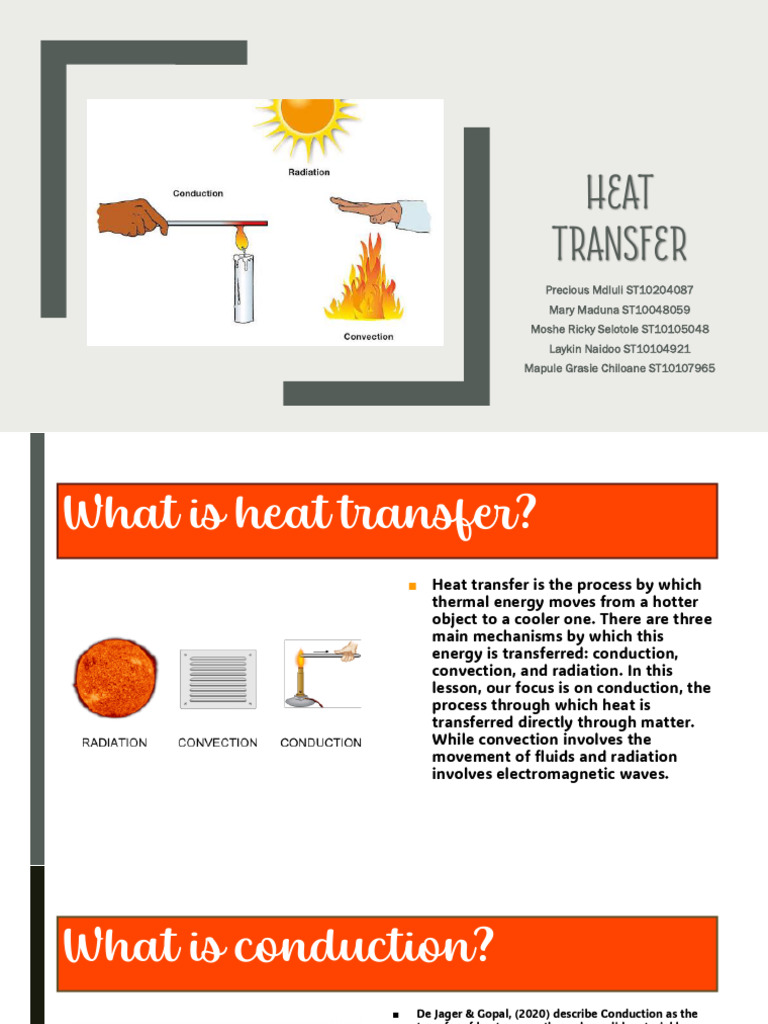Understanding Heat Transfer Mechanisms | PDF | Heat Transfer | Thermal ...