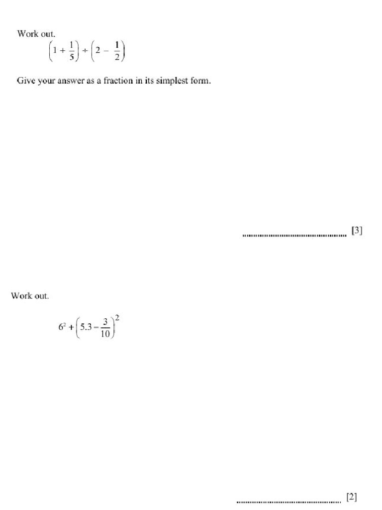 Y9 Math Ch8 Past Paper Questions | PDF