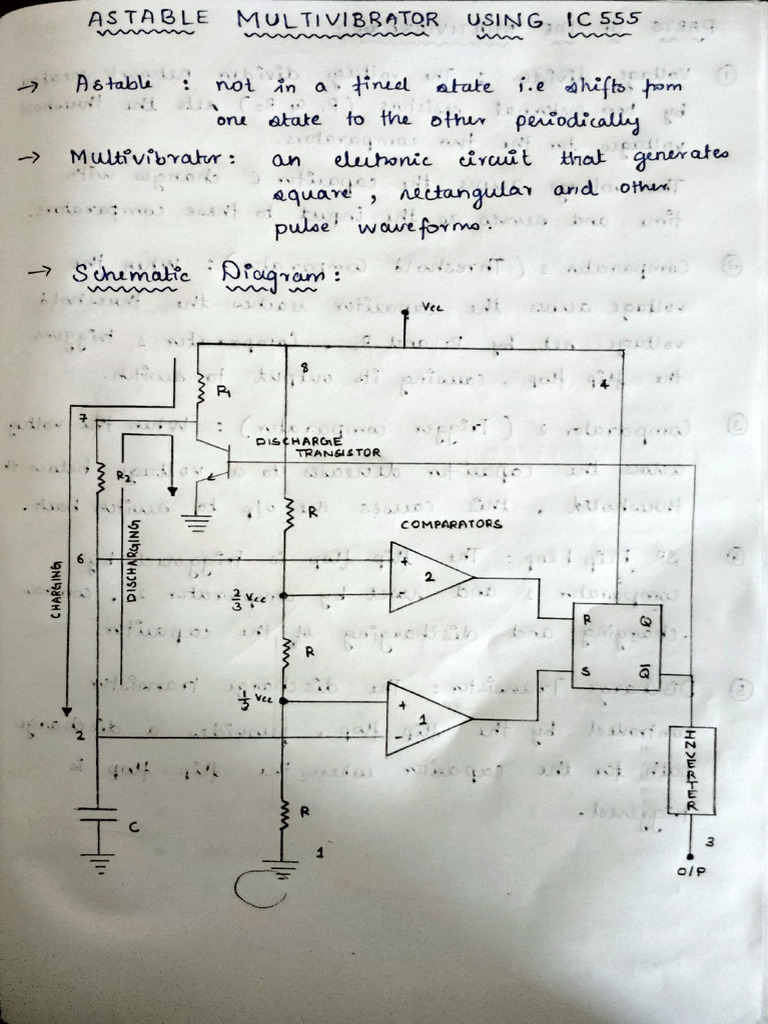 Astable Multivibrator | PDF | Electrical Circuits | Analog Circuits