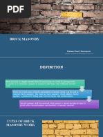 Stretcher Bond in Block Masonry | PDF | Masonry | Brick