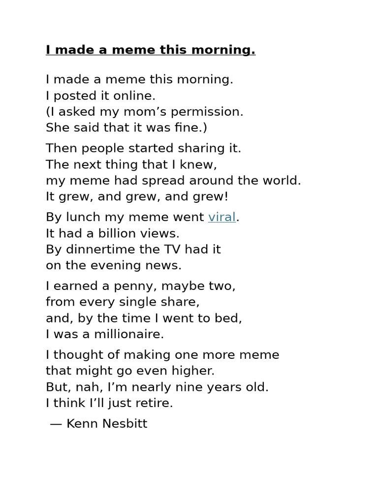Viral Meme Success Story | PDF