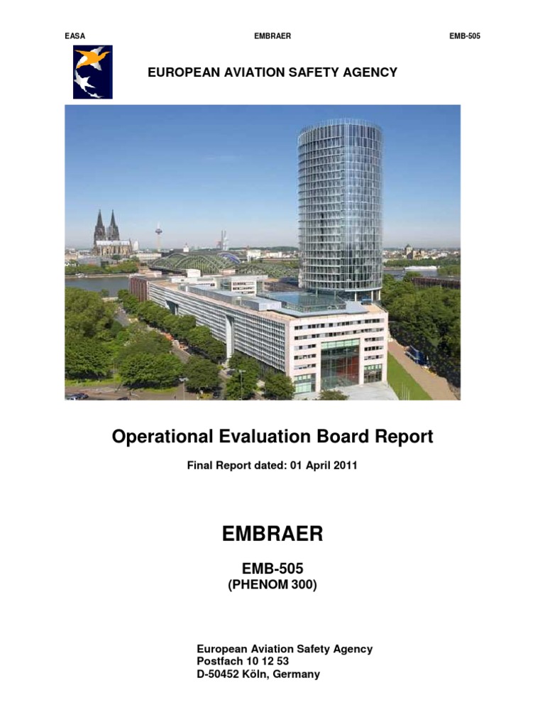 EMB 500 OEB Report Final | PDF | Landing Gear | Aircraft Flight Control ...