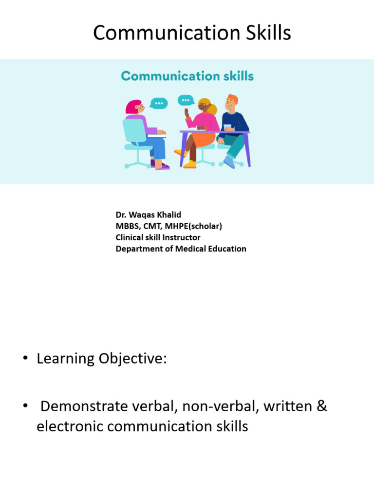 Effective Communication in Healthcare | PDF | Communication | Nonverbal ...