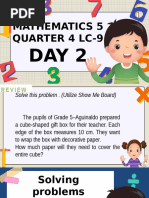 Surface Area in Gift Wrapping | PDF
