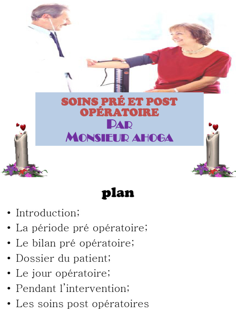 Soins pré et post opératoires essentiels | PDF | Chirurgie ...