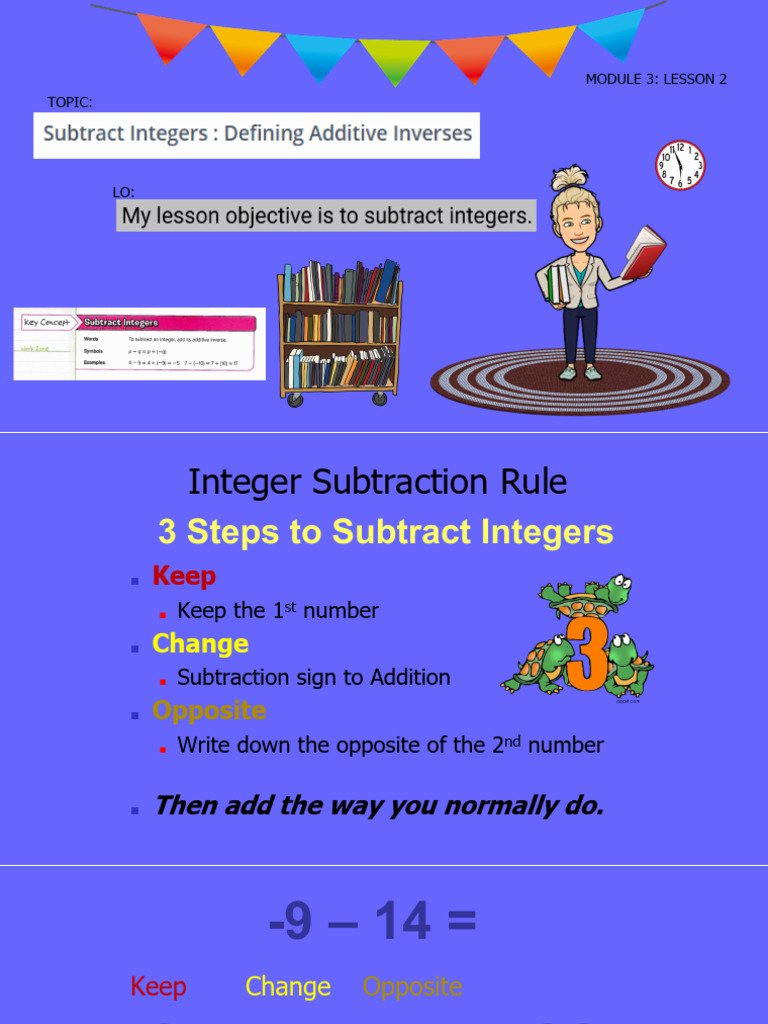 Integer Subtraction Made Easy | PDF | Underwater Diving