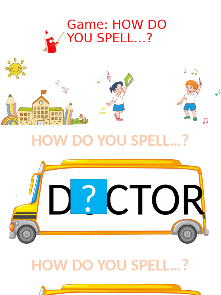 How to Spell Common School Items | PDF