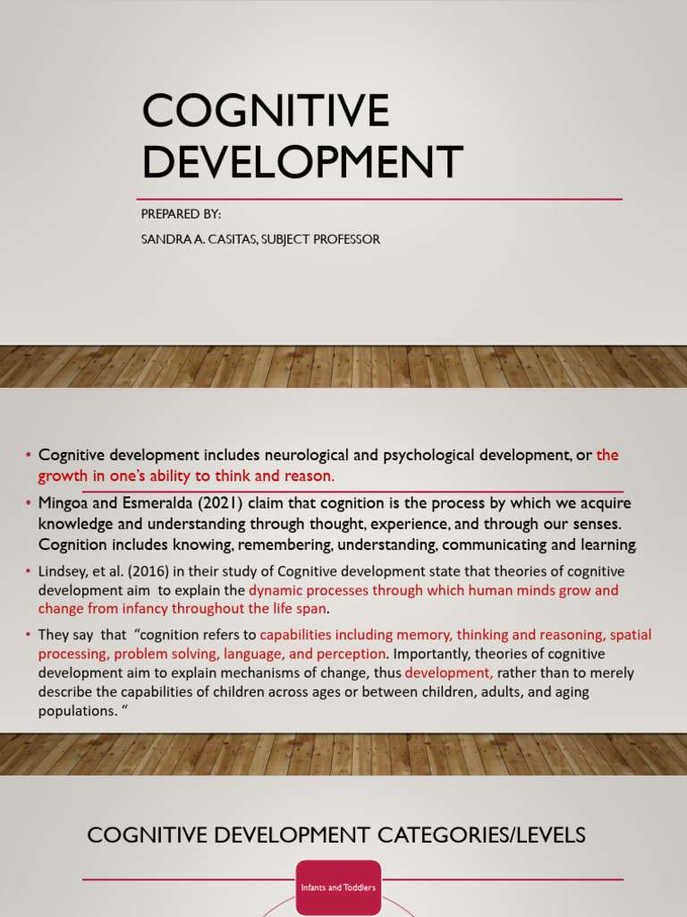 Understanding Cognitive Development Stages | PDF | Cognitive ...