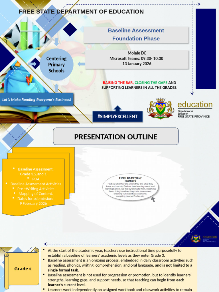 Baseline Assessment for Grades 1-3 | PDF | Phonics | Learning