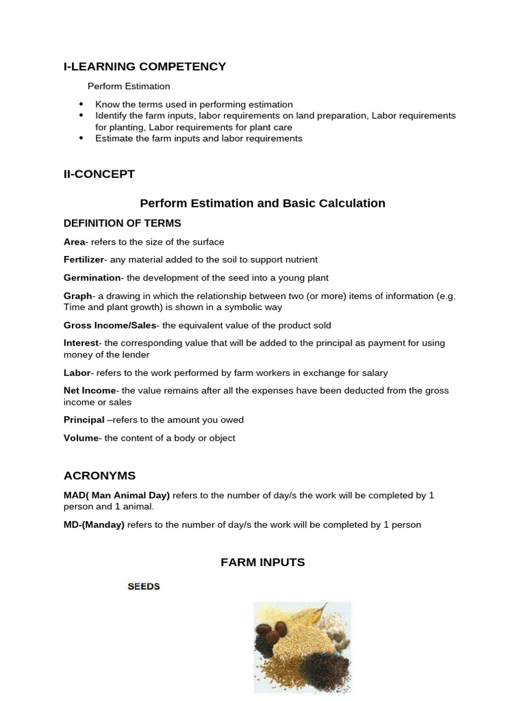 TLE 8- MODULE 4 | PDF | Income | Agriculture
